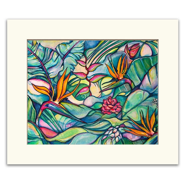 Jungle Wild - Matted Print – Colleen Wilcox Art